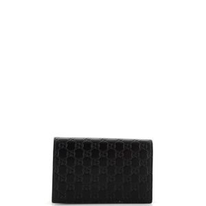 Gucci | Bags | Gucci Signature Wallet On Chain Guccissima Leather Black ...